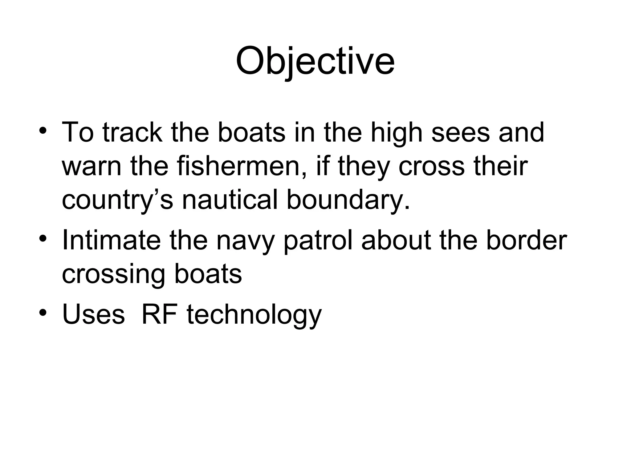 Rf Based Boundary Detection Ppt