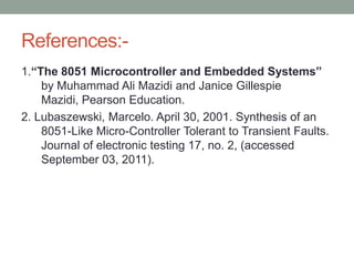 Rf Based Energy Meter Using 8051 Microcontroller | PPTX