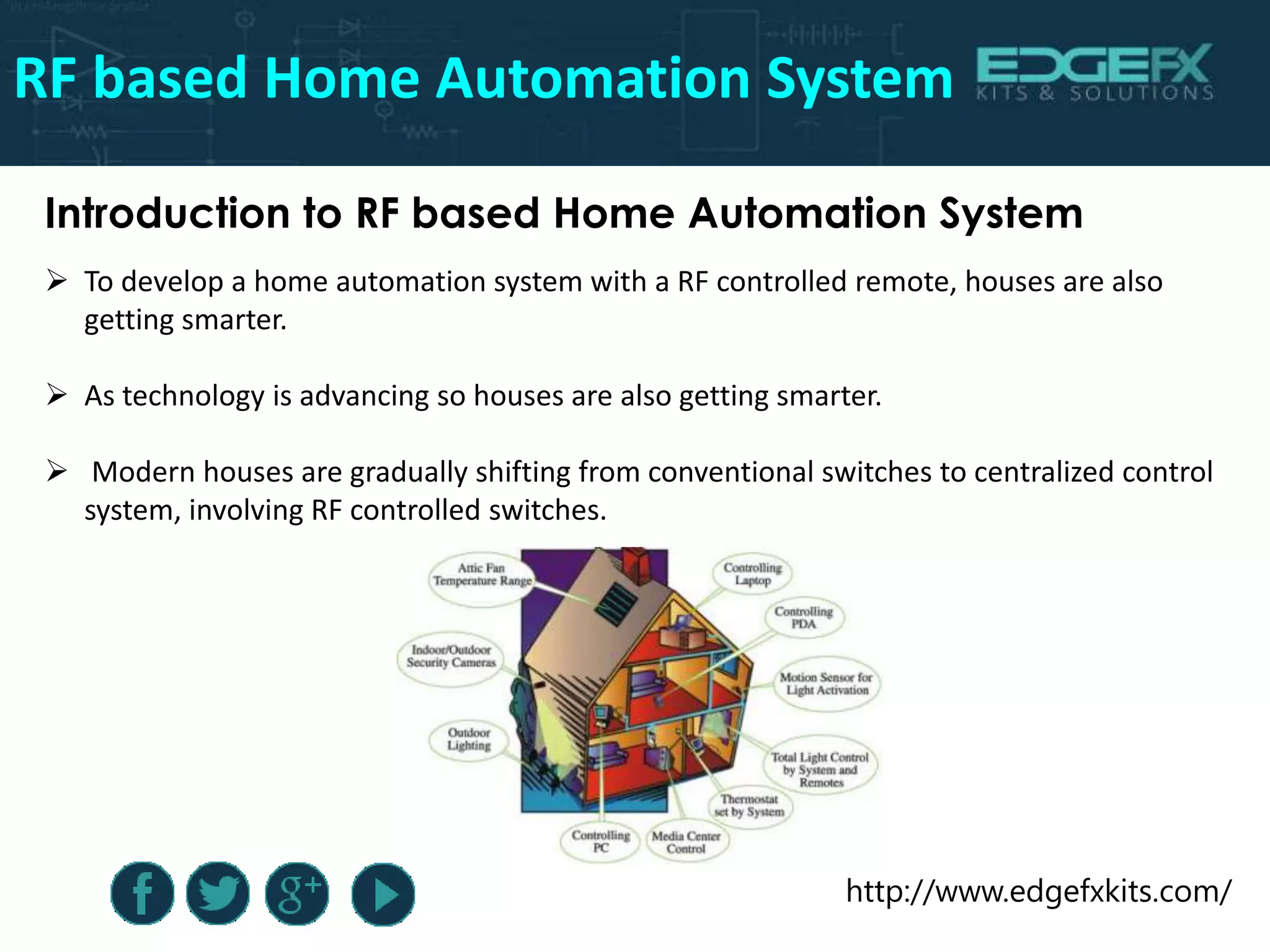 RF Based Home Automation System | PPTX