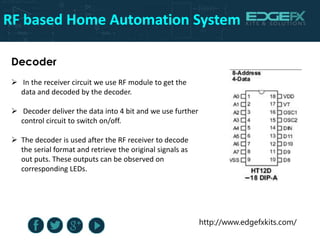RF Based Home Automation System | PPTX