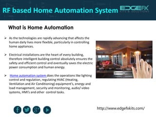 RF Based Home Automation System | PPTX