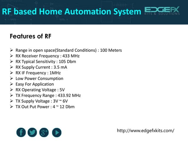 RF Based Home Automation System | PPTX