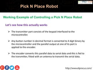 RF Based Pick And Place Robotic Arm | PPTX