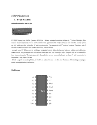 Rf based wireless_remote | PDF