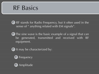 Rf basics | PDF | Digital Audio | Computer Software and Applications
