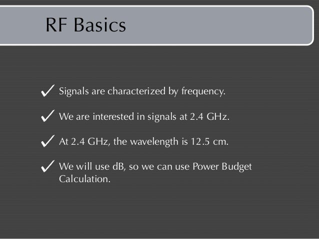 Rf basics