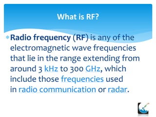 Fundamental of Radio Frequency | PPTX
