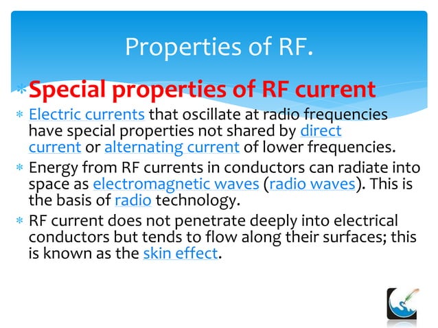 Fundamental of Radio Frequency | PPTX | Physics | Science