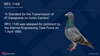 Risk Analysis and RFC 1149 (IP on Avian Carriers) | PPT