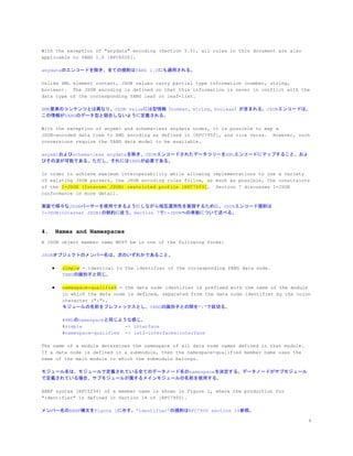 RFC7951(JSON Encoding of Data Modeled with YANG)の勉強資料 | PDF