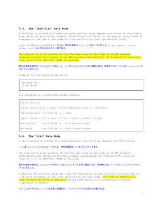 RFC7951(JSON Encoding of Data Modeled with YANG)の勉強資料 | PDF