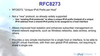 RFC8273: Unique Prefix per Host | PDF
