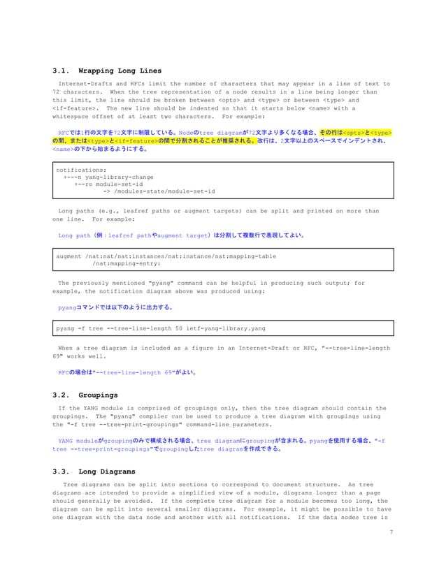 RFC8340(YANG Tree Diagrams)の勉強資料 | PDF | Programming Languages | Computing