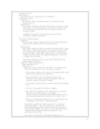 RFC8528(YANG Schema Mount)の勉強資料 | PDF