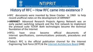 RFC and internet standards presentation | PPTX