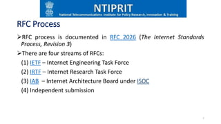 RFC and internet standards presentation | PPTX