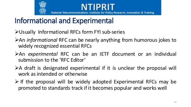 RFC and internet standards presentation