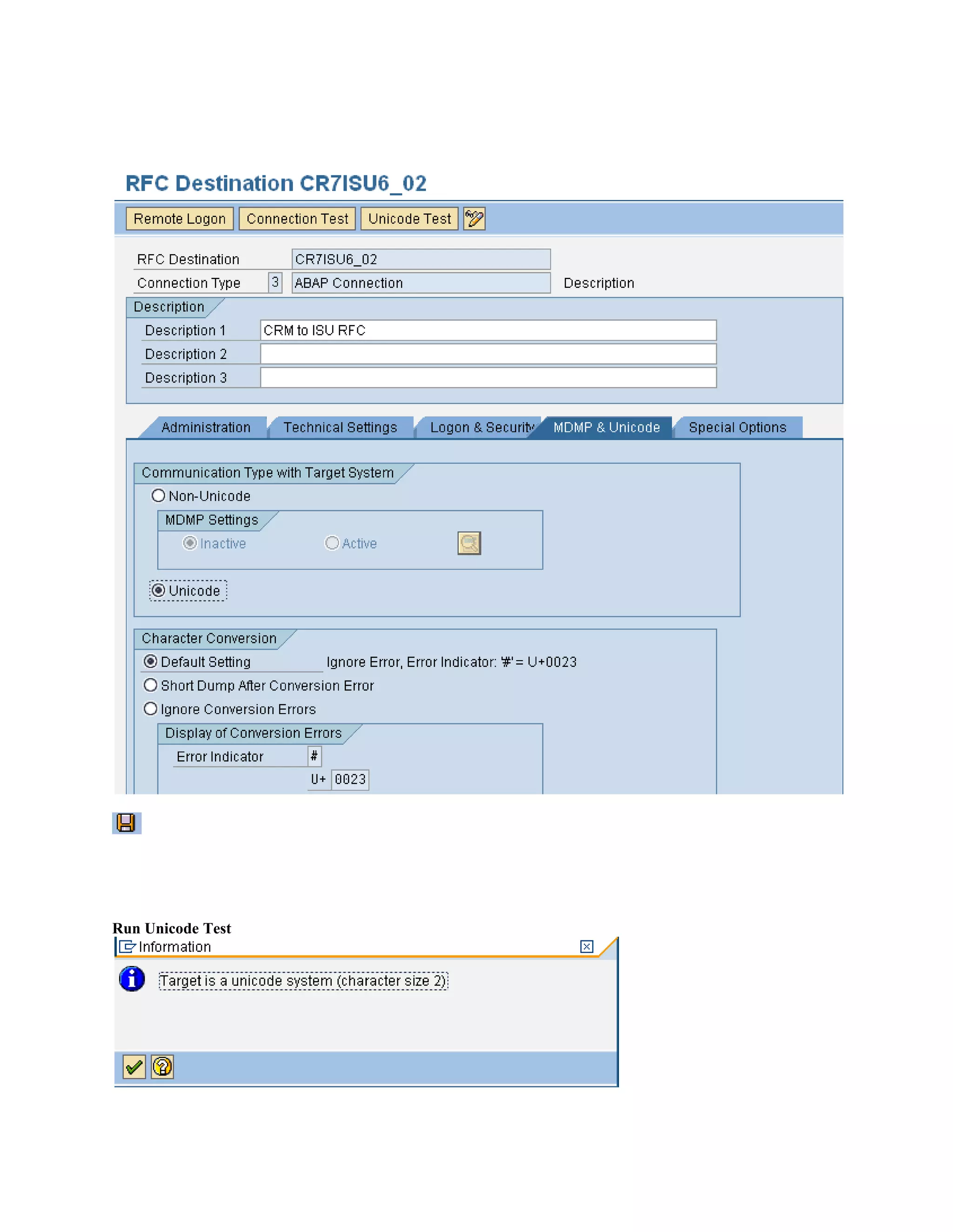 RFC destination step by step | PDF