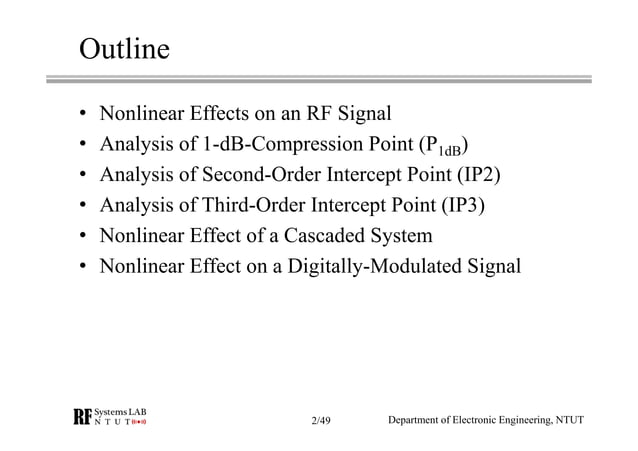 RF Module Design - [Chapter 3] Linearity | PDF | Digital Audio ...