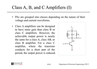 RF Module Design - [Chapter 6] Power Amplifier | PDF
