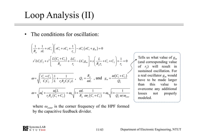 RF Module Design - [Chapter 7] Voltage-Controlled Oscillator | PPT