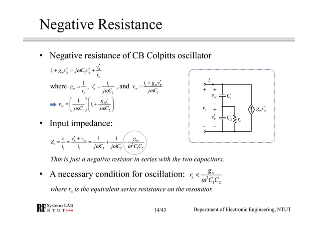 RF Module Design - [Chapter 7] Voltage-Controlled Oscillator | PPT