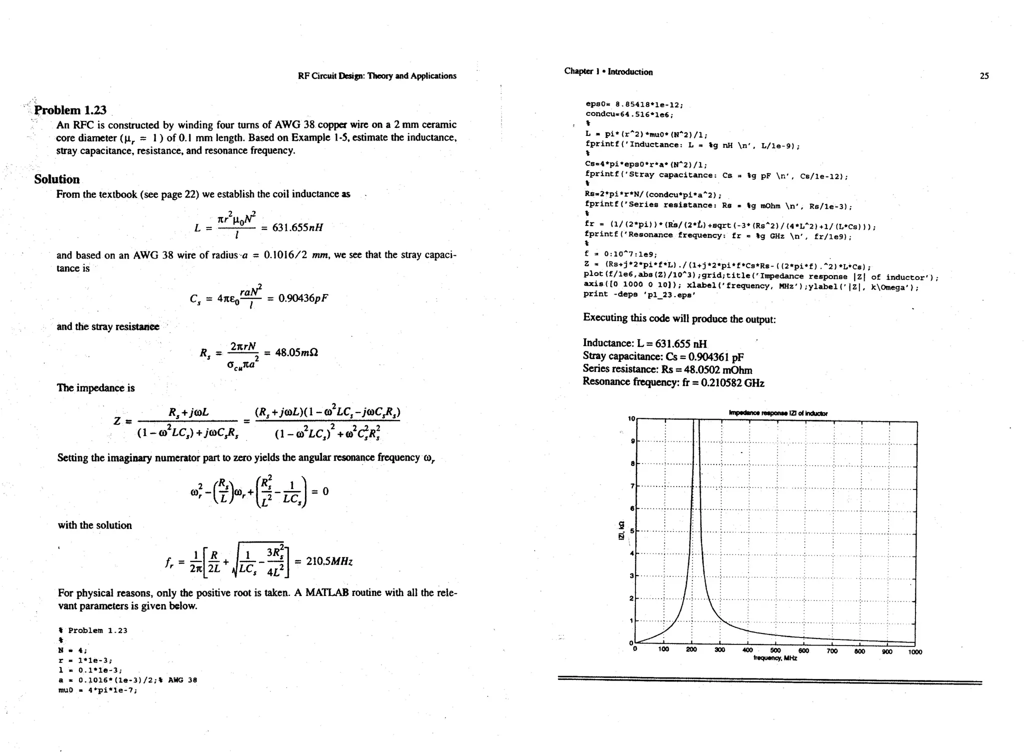 Rf circuit design_theory_and_application_by_ludwig_bretchko_-_solution_manual | PDF