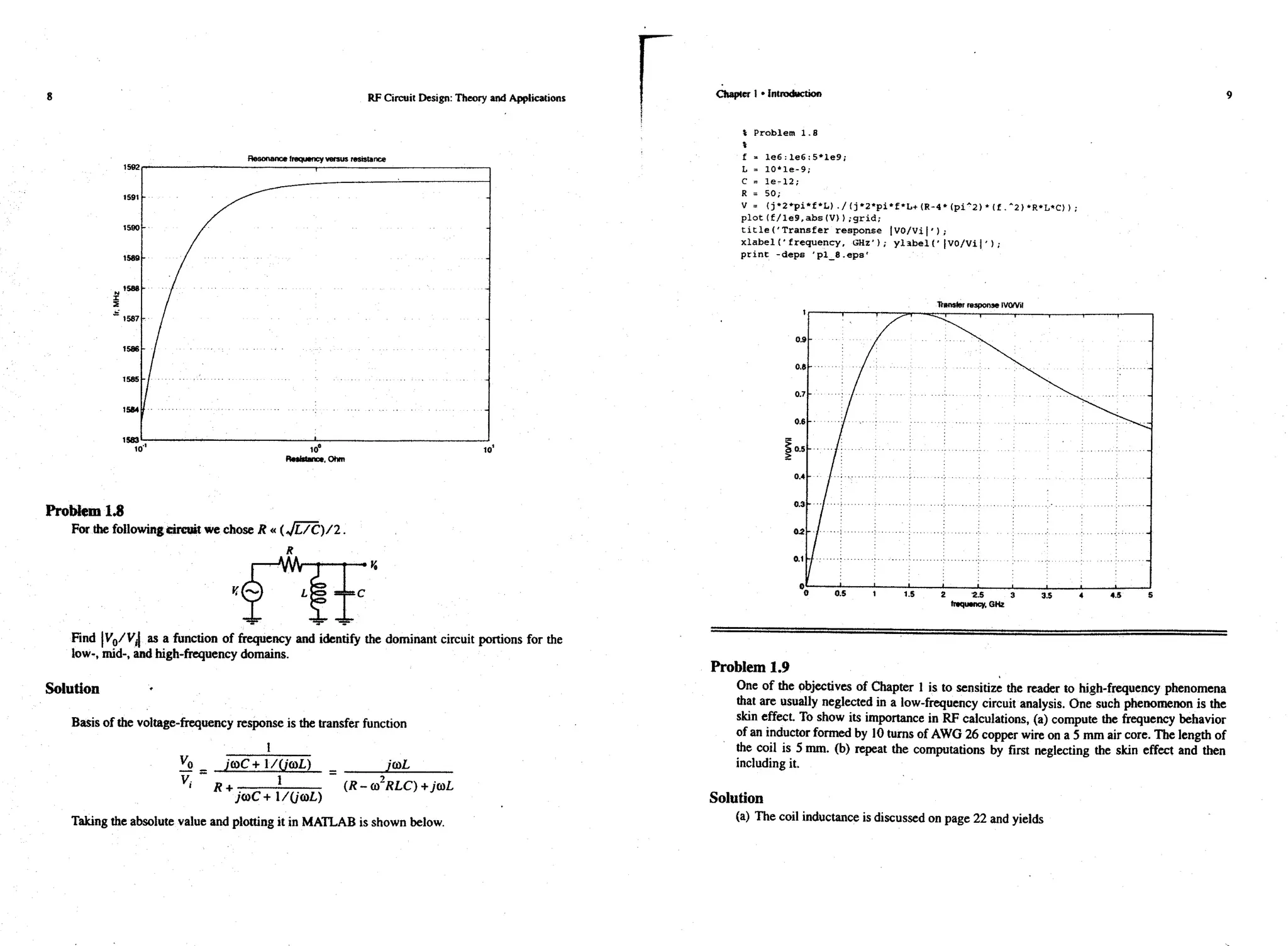 Rf Circuit Design Theory And Application By Ludwig Bretchko Solution