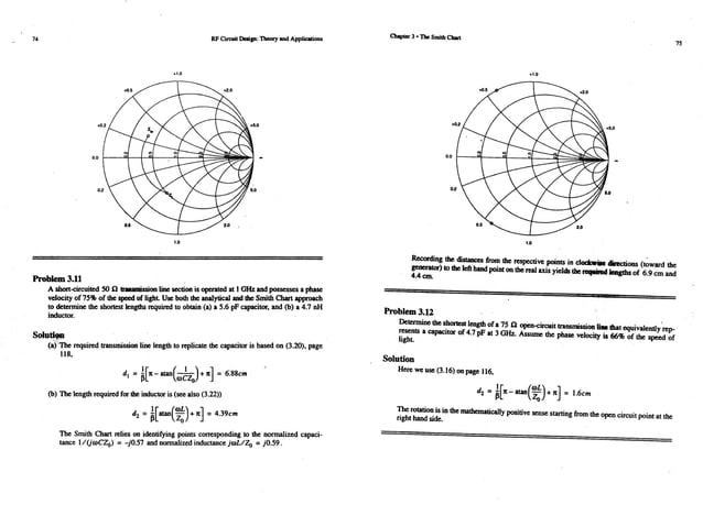Rf circuit design_theory_and_application_by_ludwig_bretchko_-_solution_manual | PDF