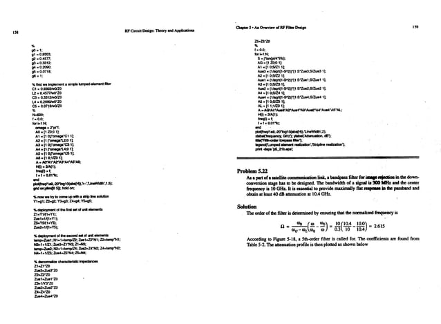 Rf circuit design_theory_and_application_by_ludwig_bretchko_-_solution_manual | PPT