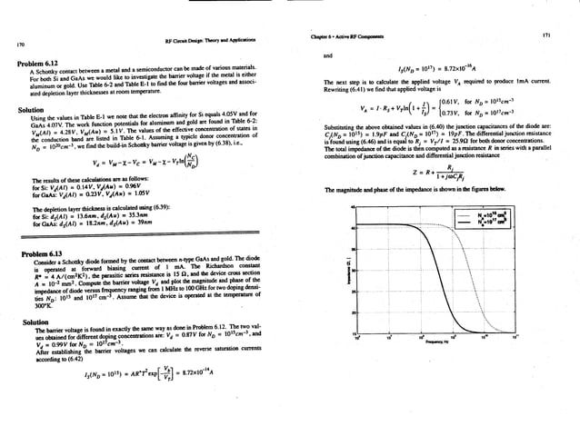 Rf circuit design_theory_and_application_by_ludwig_bretchko_-_solution_manual | PPT