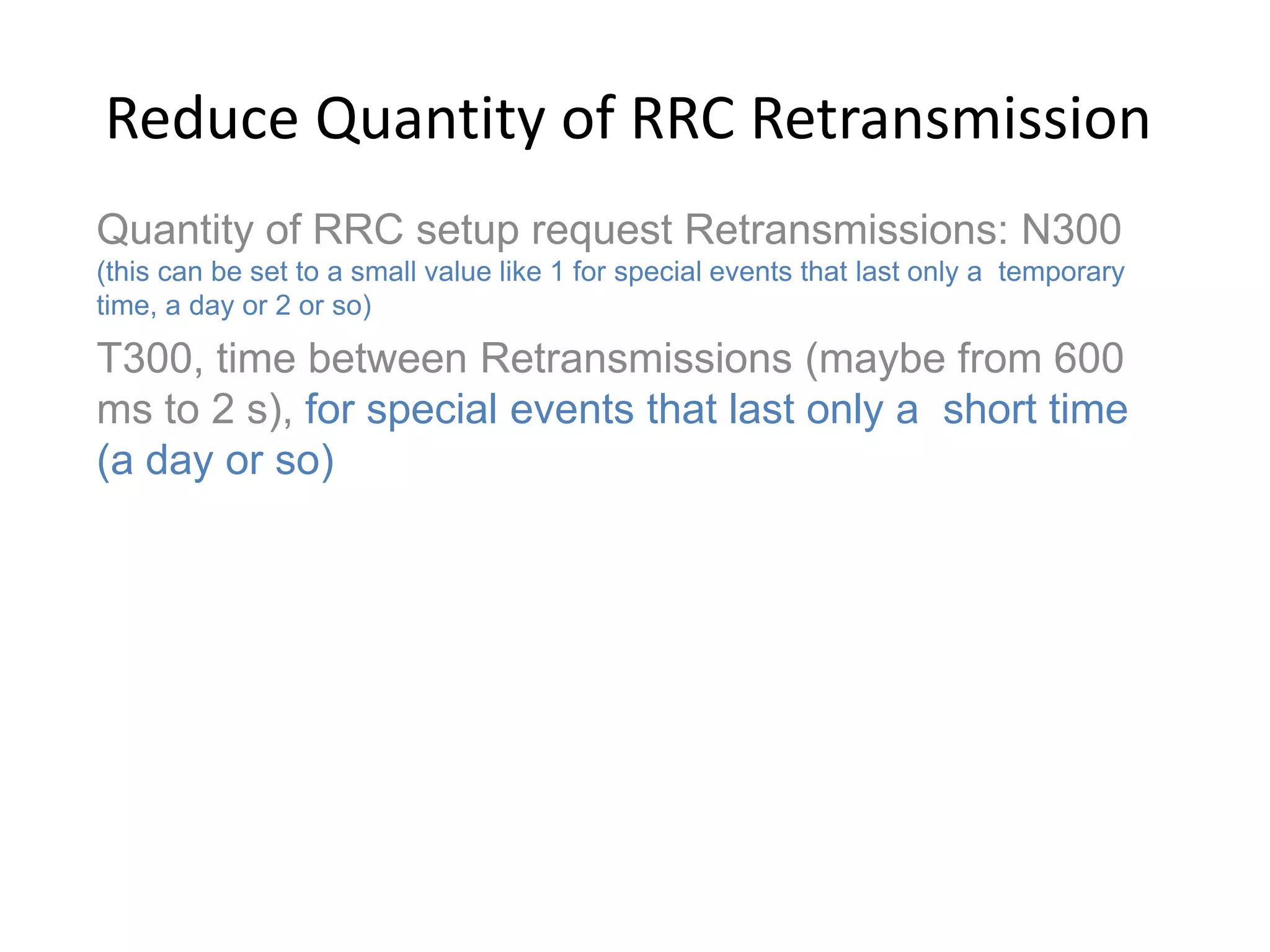 Rf congestion control measures heavy traffic special events | PPTX