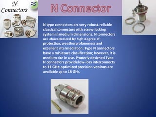 Rf connector | PPTX