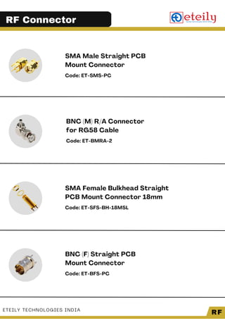 rf connector catalogues | PDF