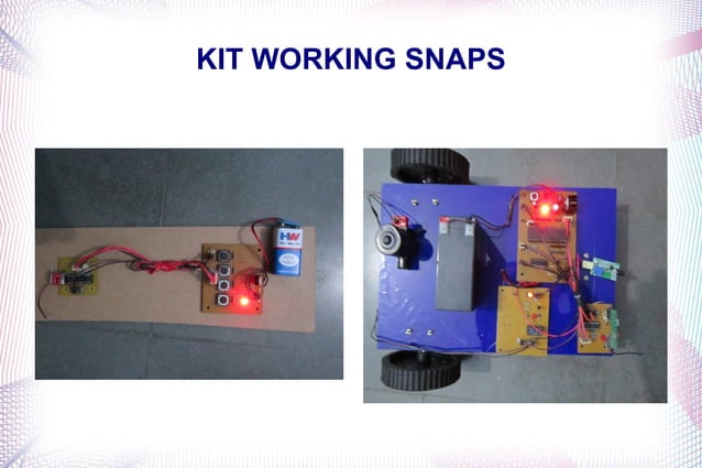 Rf controlled fire fighting robot | PPT