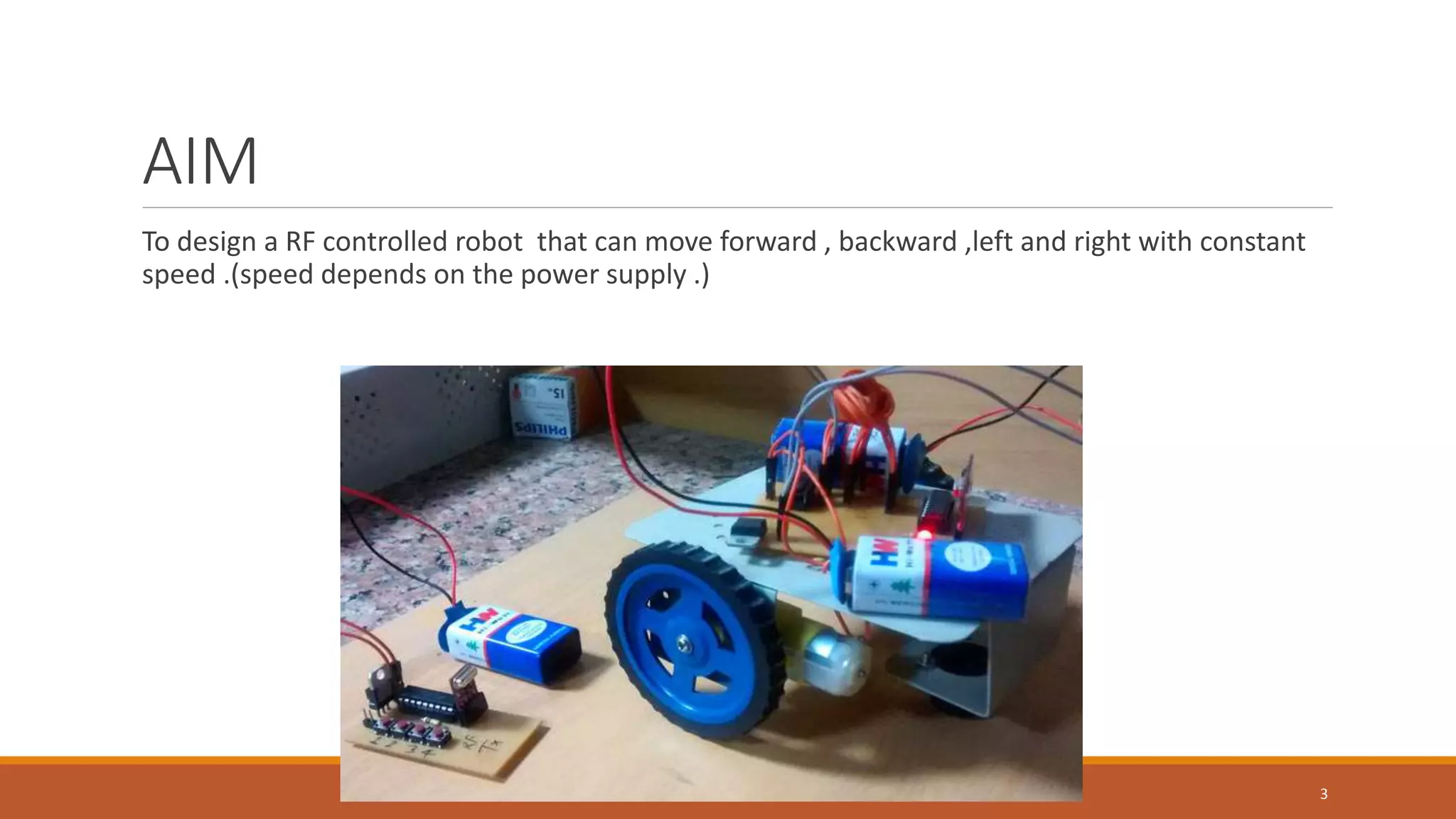 Rf Controlled Robot Or Wireless Robot Ppt