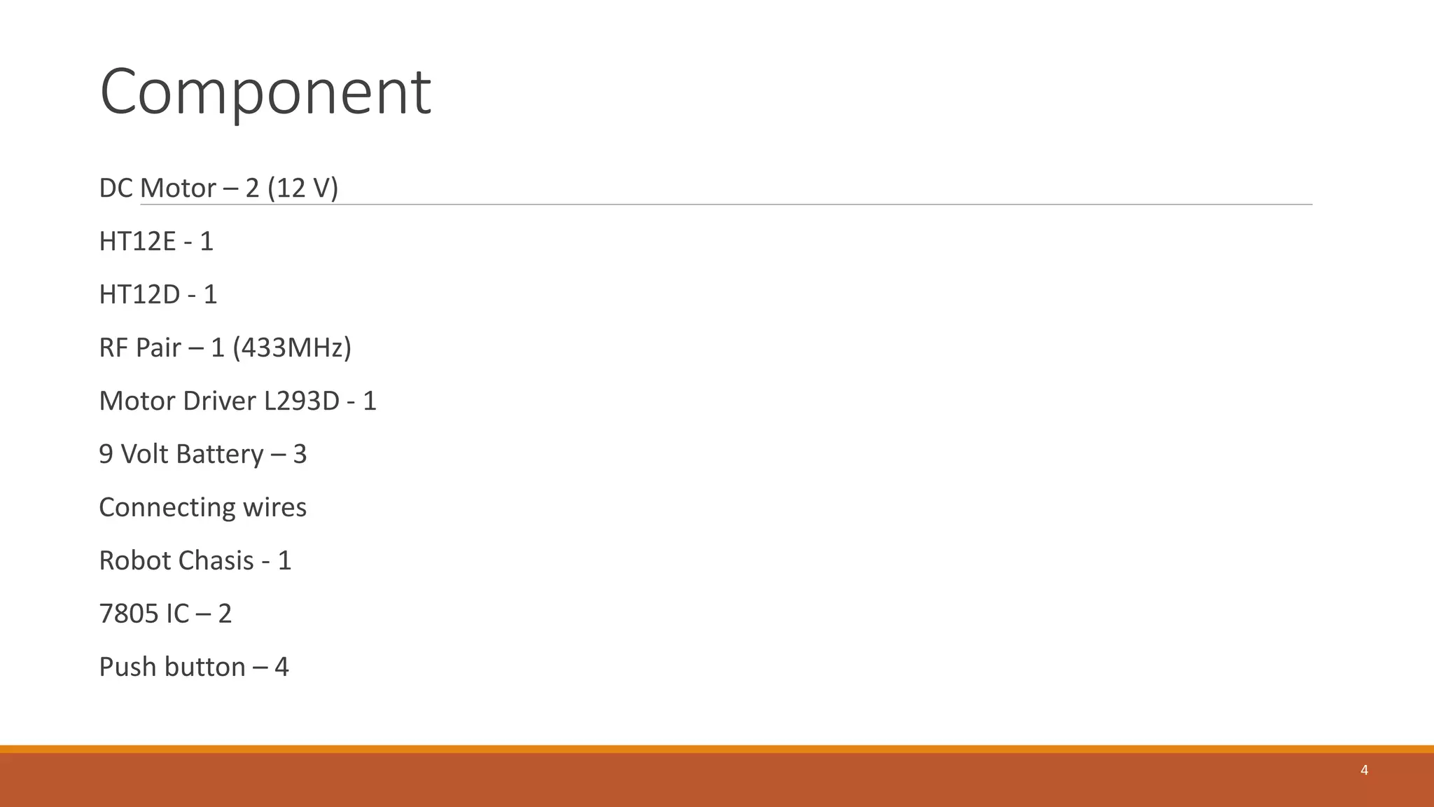 Rf Controlled Robot Or Wireless Robot Ppt