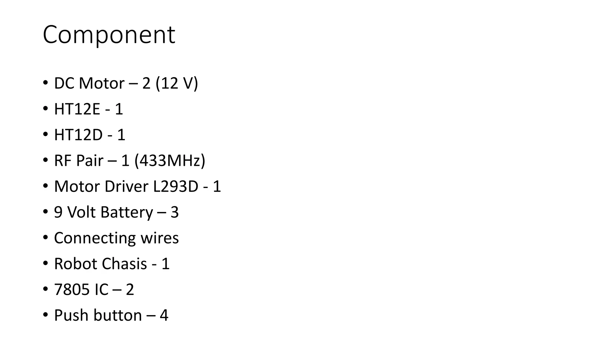 RF controlled robot | PPTX