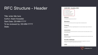 Rfc process in visuality | PPT