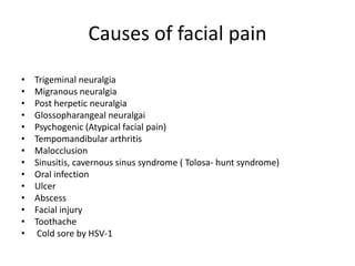 Facial pain bells_palsy(1) | PPTX