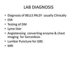 Facial pain bells_palsy(1) | PPT