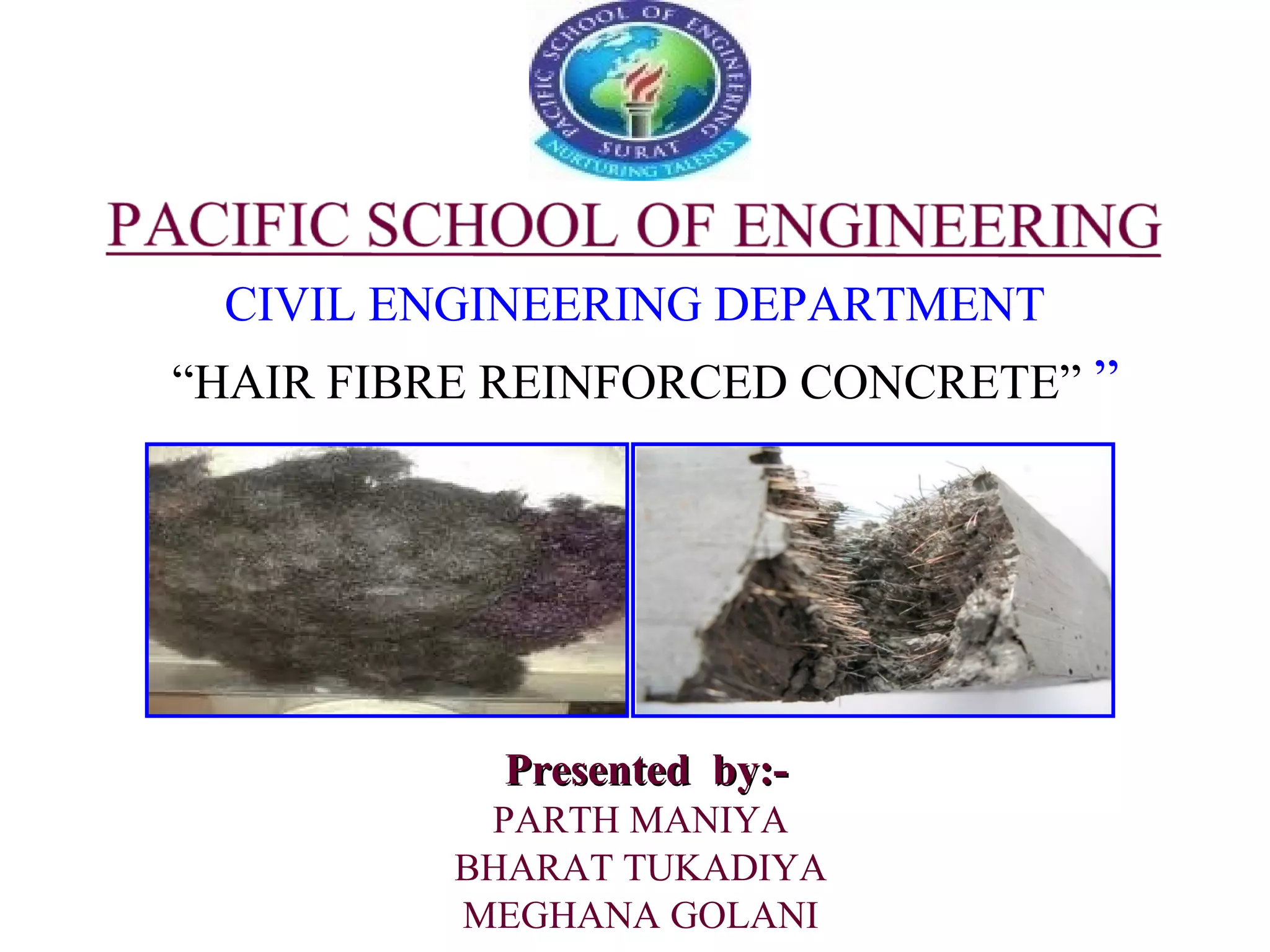 Hair fibre reinforced concrete | PPT