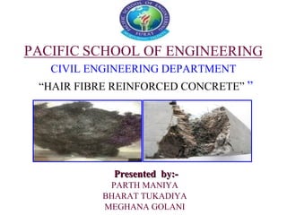 Hair fibre reinforced concrete | PPT