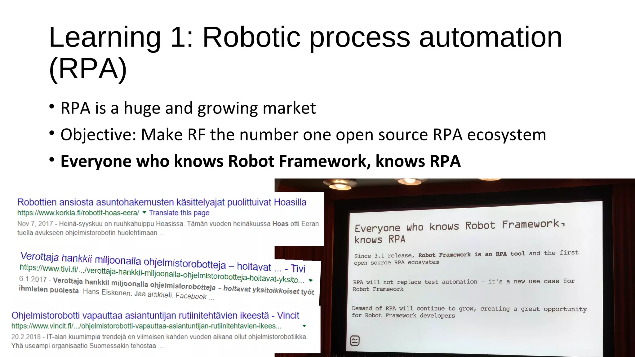Robot Framework for beginners and what is new at 2019 | PPT | Web ...