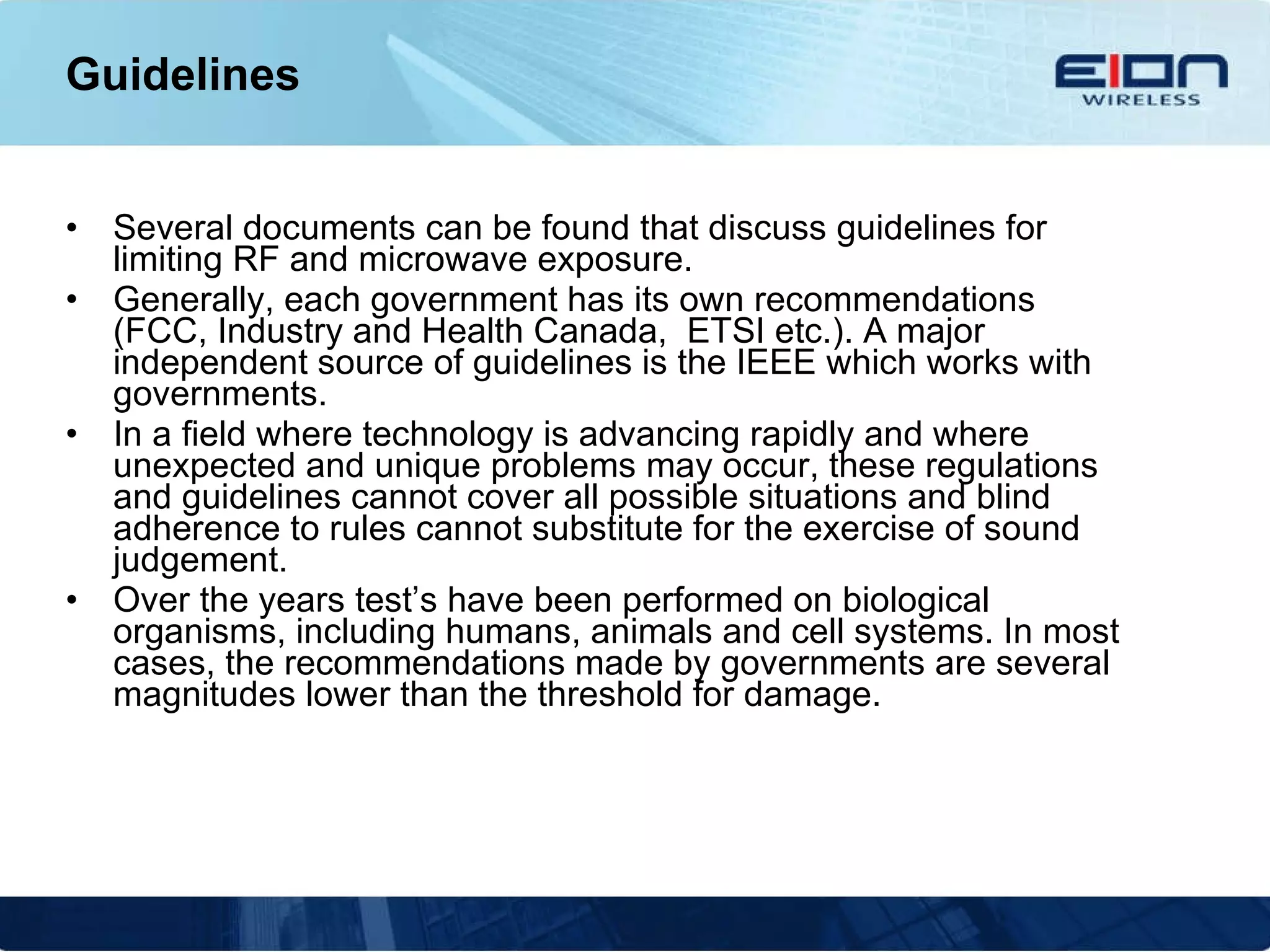 RF Exposure and Limits | PPT