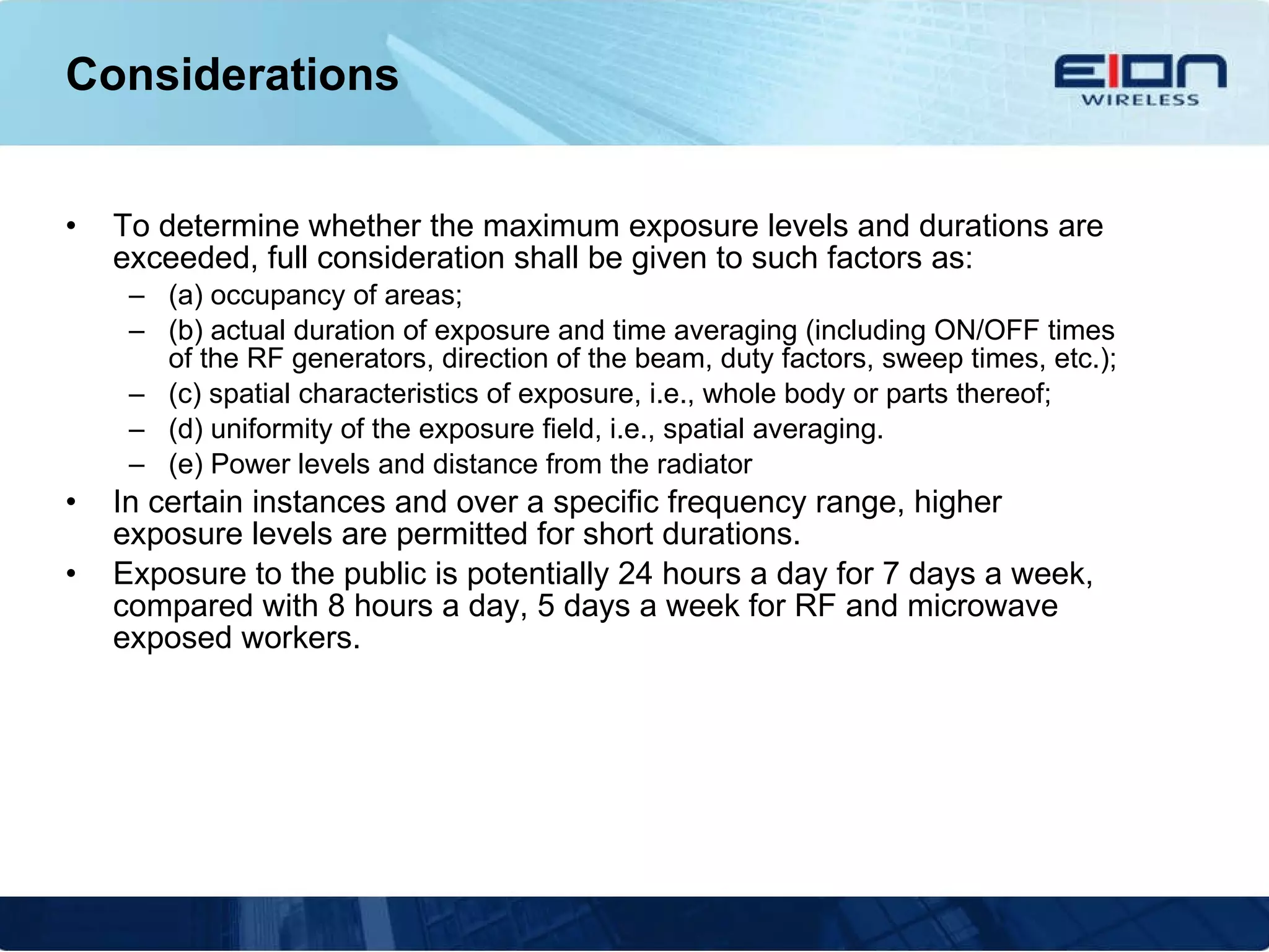 RF Exposure and Limits | PPT