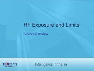 RF Exposure and Limits | PPT | Physics | Science
