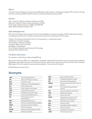 RFF Report Natural Gas Revolution | PDF | Power and Energy Industry ...