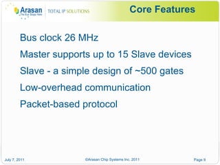 Radio Frequency Front End (RFFE) MIPI core from Arasan Chip Systems | PPT