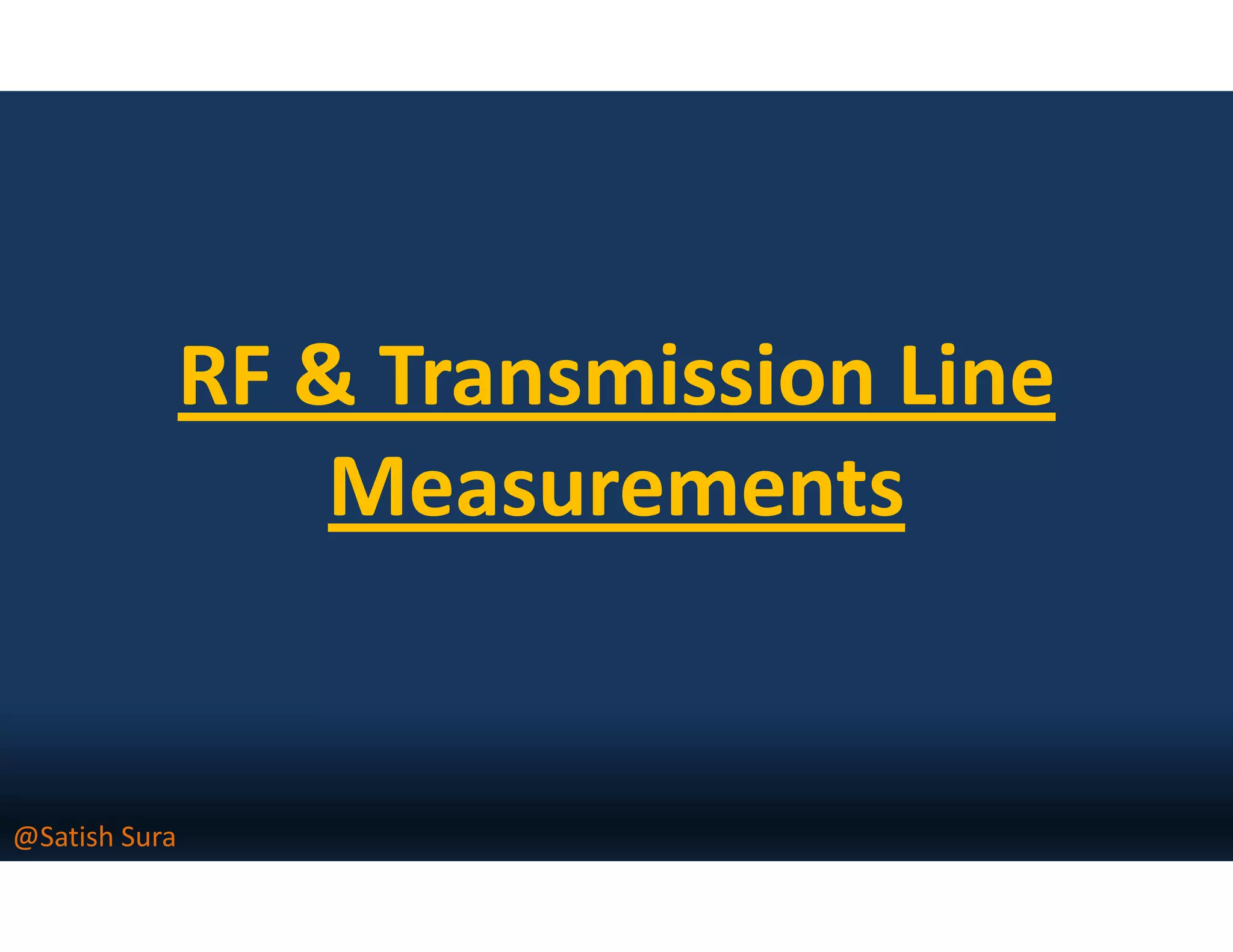 Rf fundamentals | PDF | Physics | Science